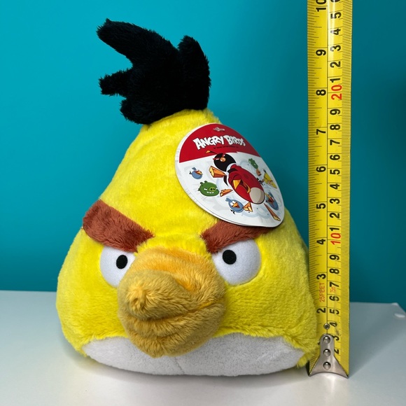 rovio | Toys | Angry Birds Chuck Yellow Bird Plush Rovio 1 216 No Sound ...